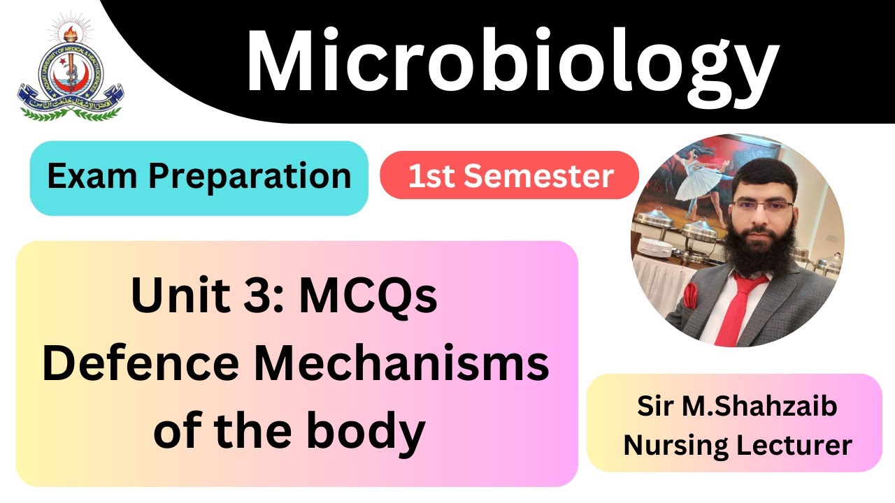 Microbiology Unit:3 Defense Mechanism of the Body (GBSN) Semester-I ...