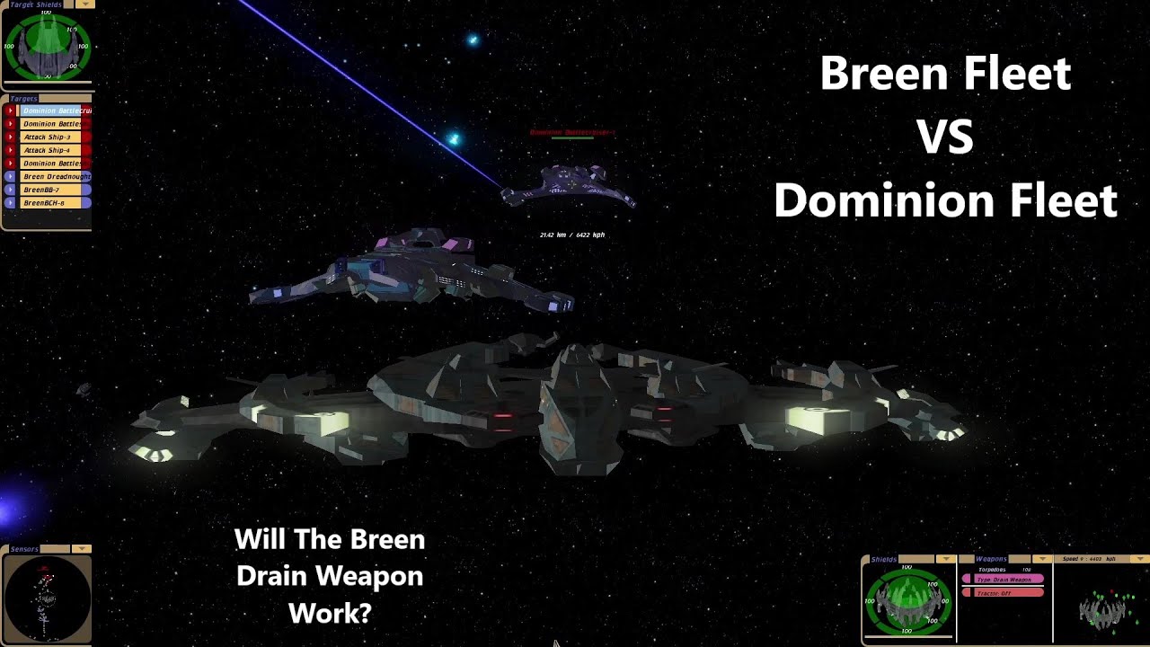 Breen Fleet VS Dominion Fleet | Large Scale Battle | Star Trek Bridge ...