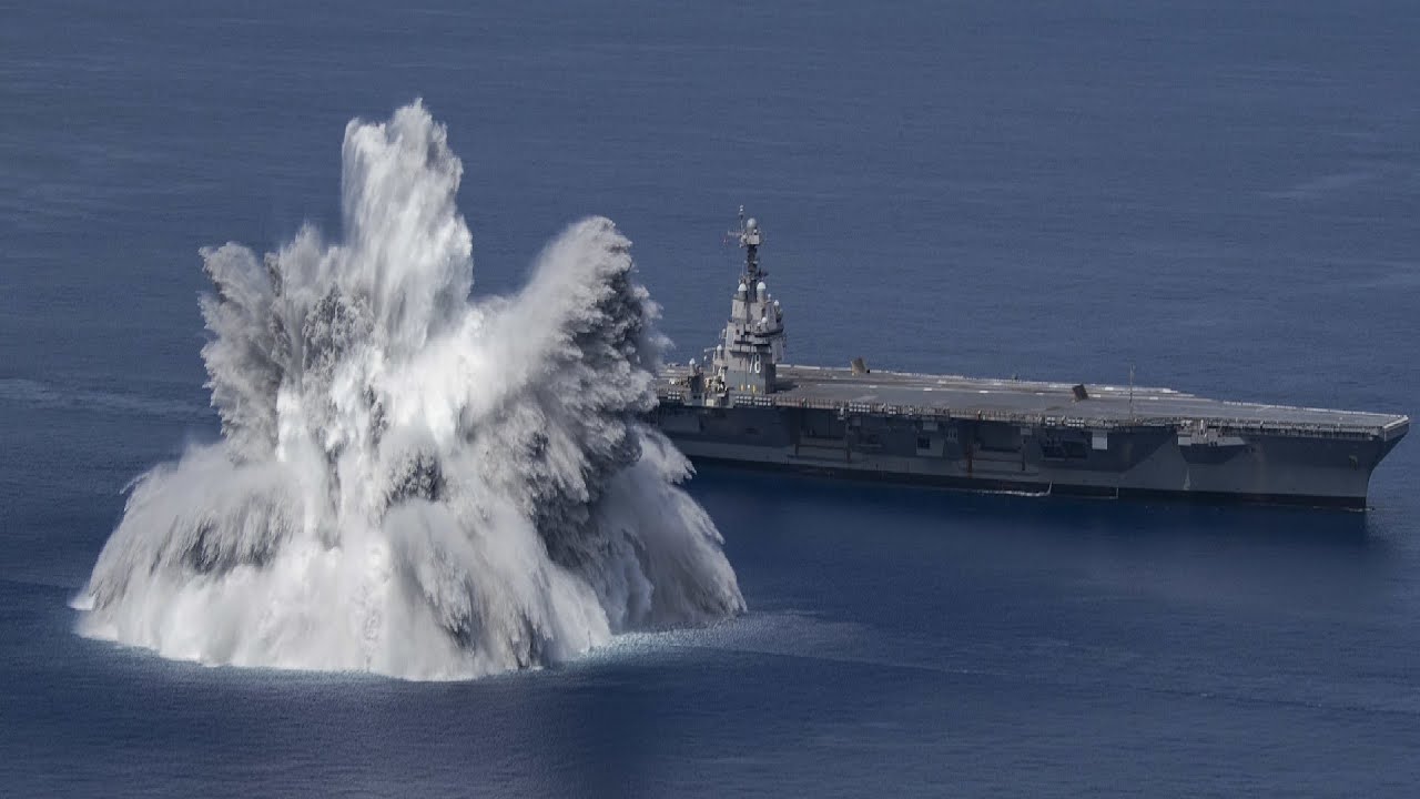 US Aircraft Carrier Hit By Blast As Heavy As Earthquake - USS Gerald R ...