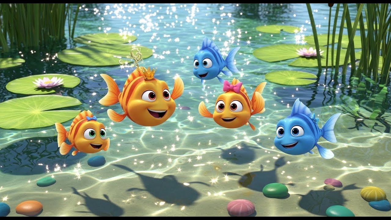 Counting Fish Swimming in the Pond 🐟💧 | Learn Numbers for Kids | Fun ...