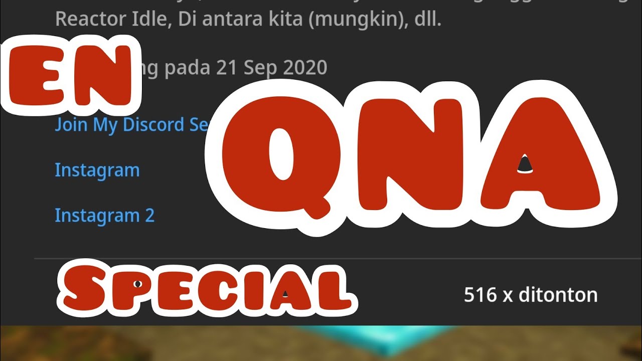 Open QNA Special 500x ditonton!!! - YouTube
