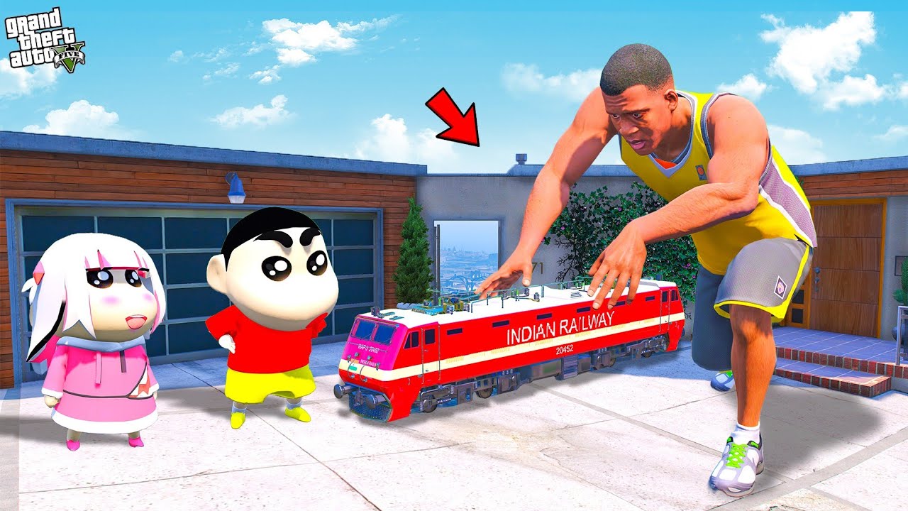 Shinchan & Franklin Buy Mini Rc Indian Train in GTA 5 - YouTube
