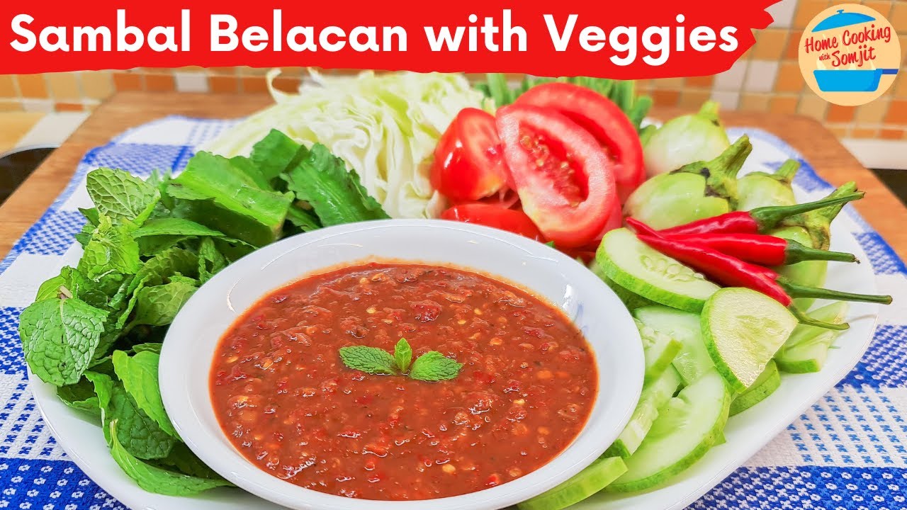 Spicy Sambal Belacan Recipe - YouTube