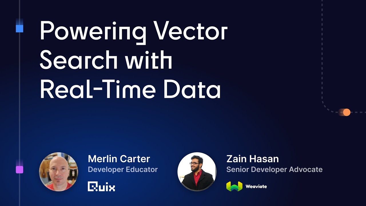 Powering Vector Search with Real-Time Data - YouTube