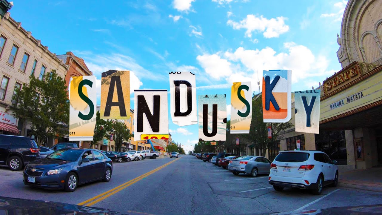 Sandusky 4k - Home of Cedar Point - Driving Downtown - Ohio, USA - YouTube