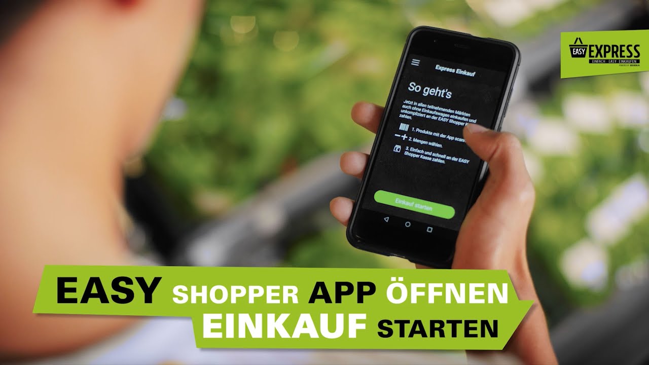 Einkaufen mit dem EASY Shopper | EDEKA