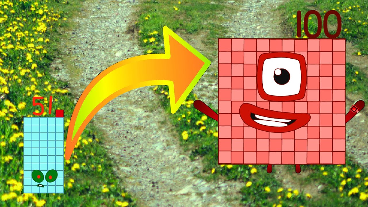 Numberblocks Band But Numbersing Band 51 to 100 - YouTube