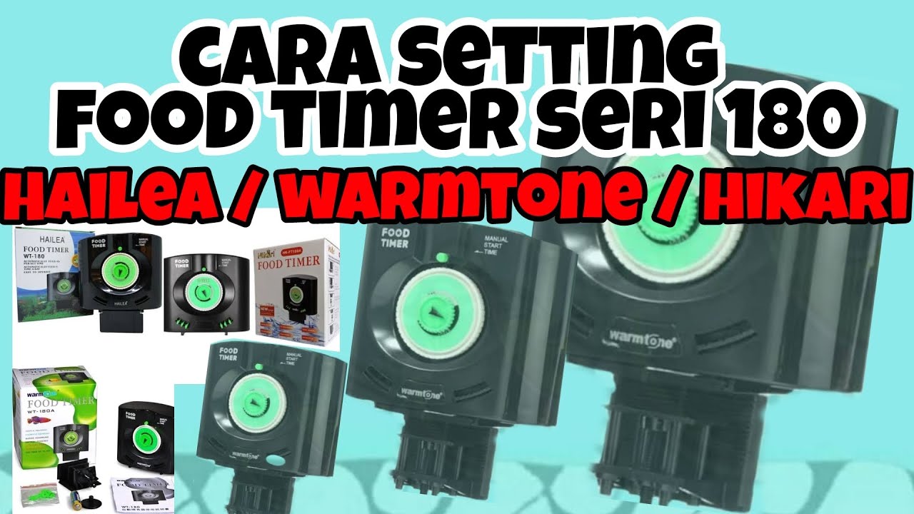 Cara setting food timer - YouTube