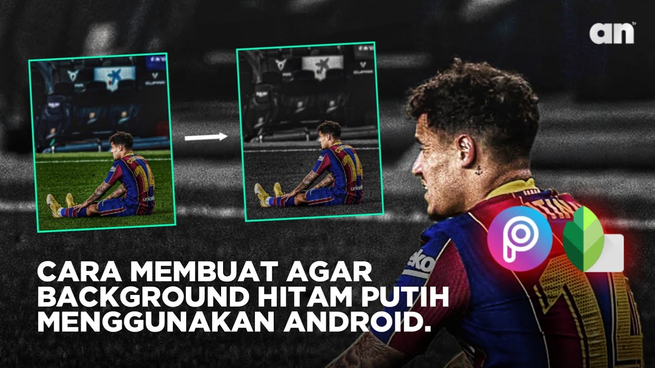 Cara membuat agar background foto hitam putih menggunakan Android - YouTube