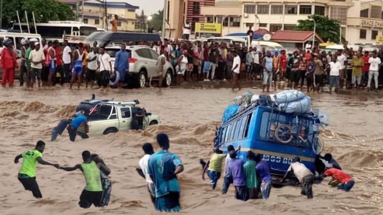 Ghana Flash Flooding Today | A Terrible Floods Strike Hotspots Of Ghana ...