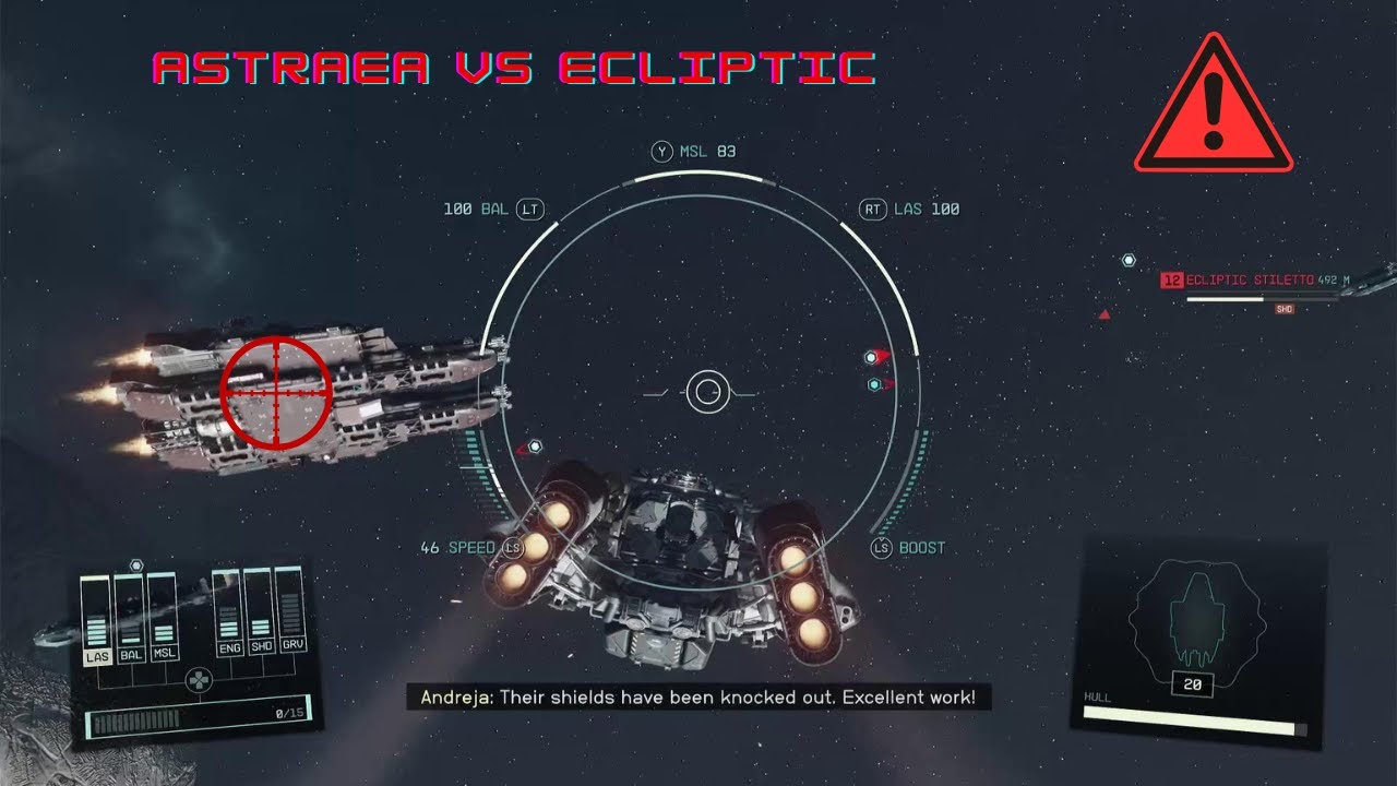 Astraea vs Ecliptic first encounter! #starfield - YouTube