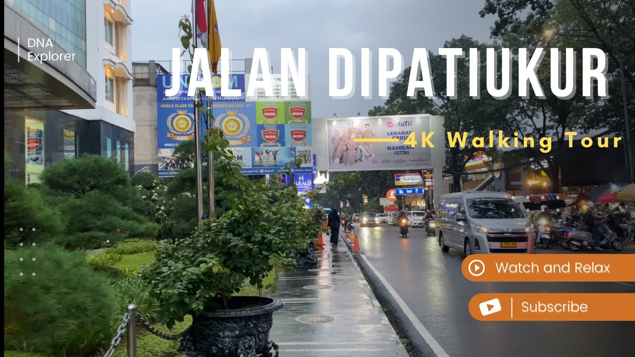 Walking Tour Ngabuburit di DU (Dipatiukur Bandung) - YouTube