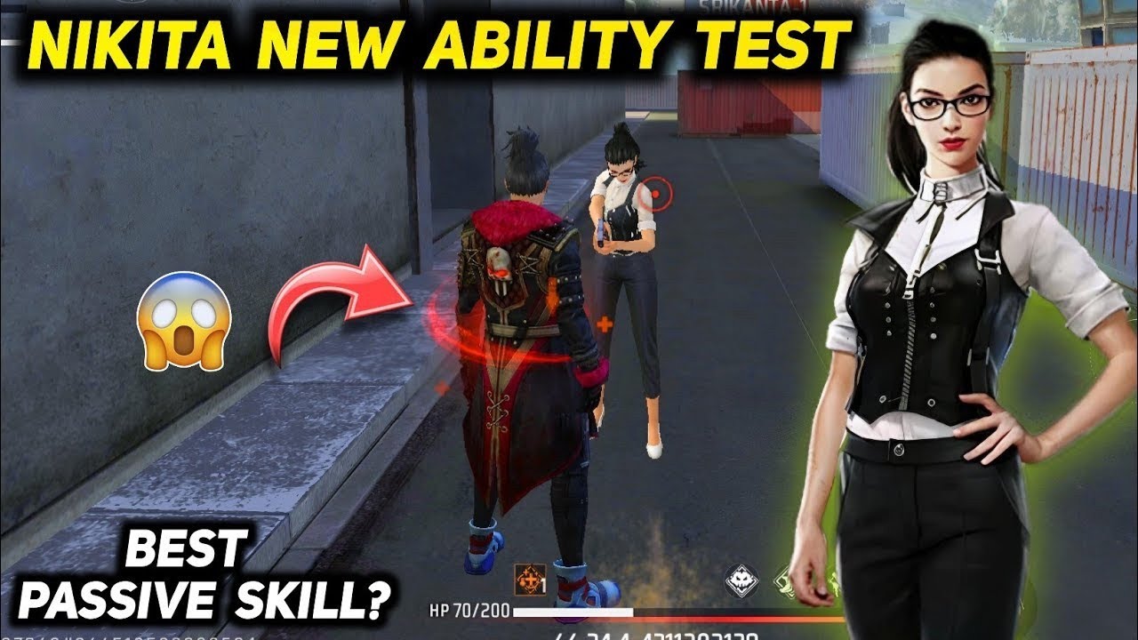 Nikita Character Ability After Update | Free Fire Nikita Character ...