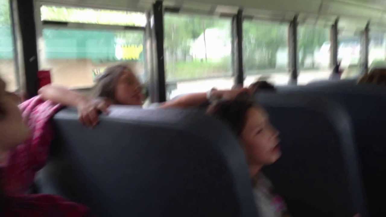 Some girls singing on the bus. - YouTube