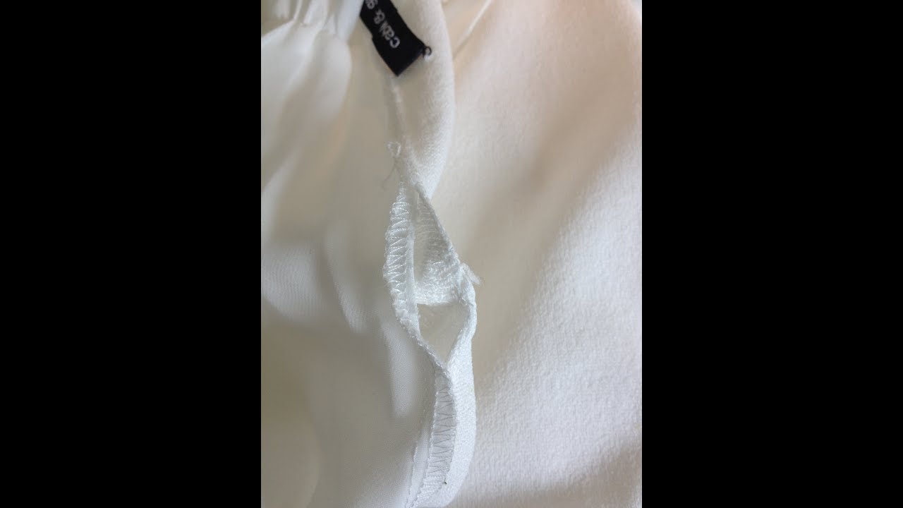 Lỗi phổ biến ngành may: Bục đường may - Common Garment Defect: Open ...