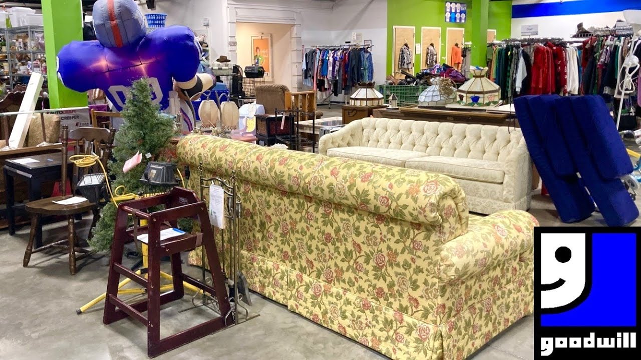 GOODWILL SHOP WITH ME FURNITURE SOFAS ARMCHAIRS HOME DECOR KITCHENWARE ...