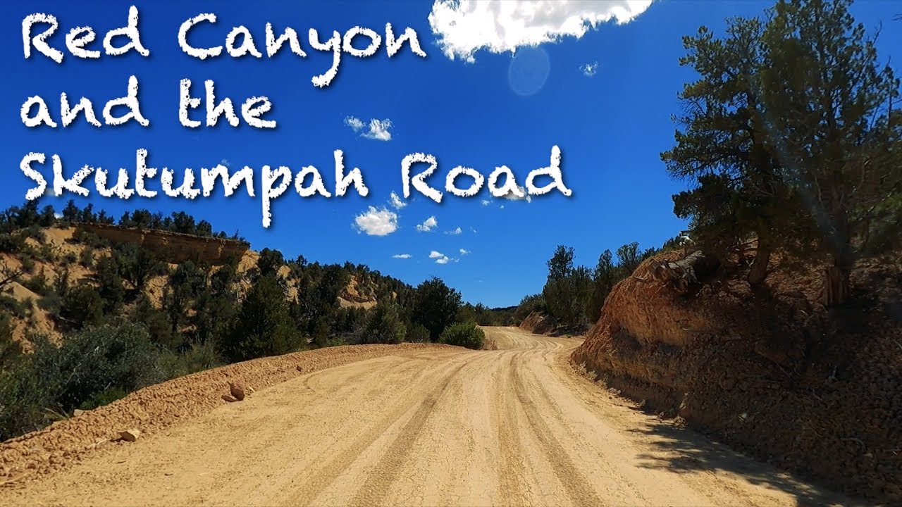 4K Driving Adventure: Utah's Red Canyon on Highway 12 & Skutumpah ...