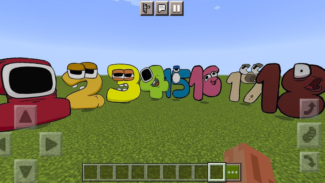 OLD Number Lore and NEW Number Lore in Minecraft PE - YouTube