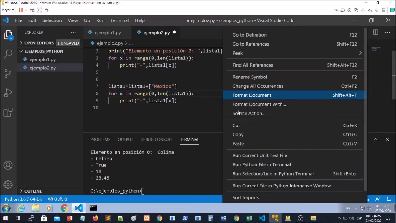 Python secuencias: Tuplas, listas, rangos - YouTube