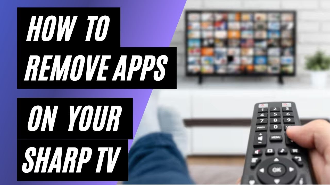 How To Remove Apps on Your Sharp TV - YouTube