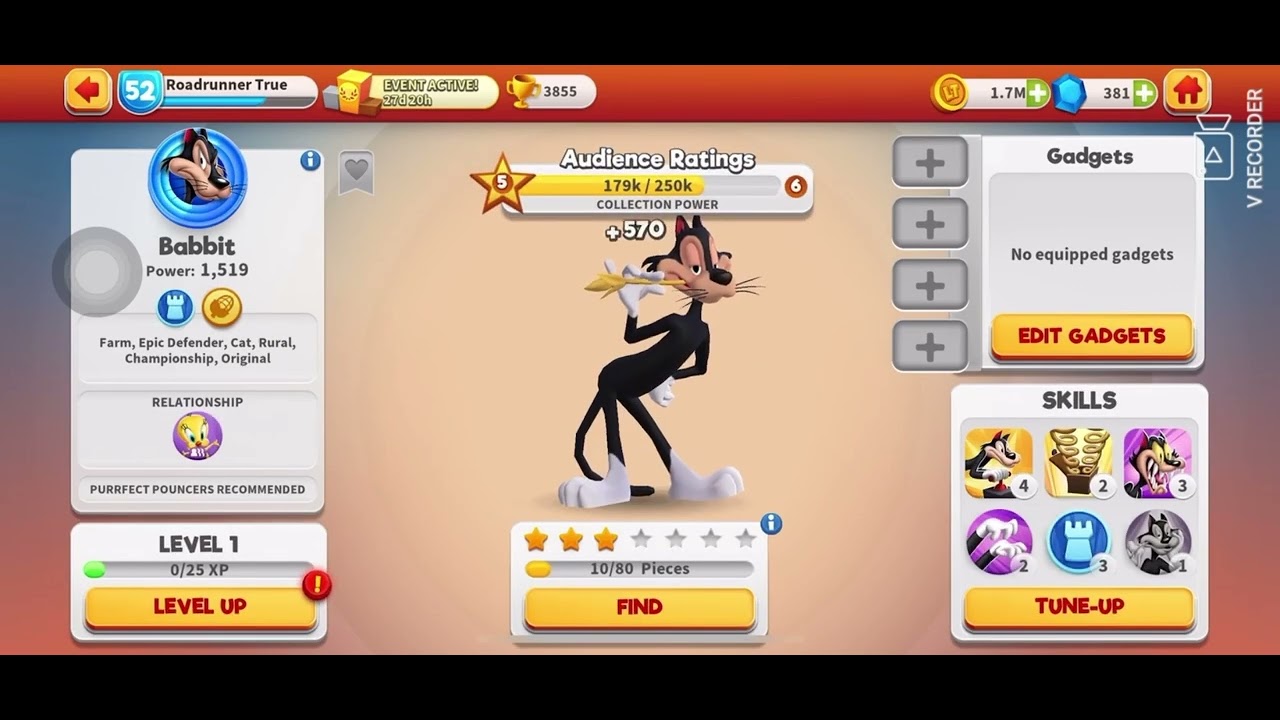 I finally activated Babbit on Looney Tunes World of Mayhem - YouTube