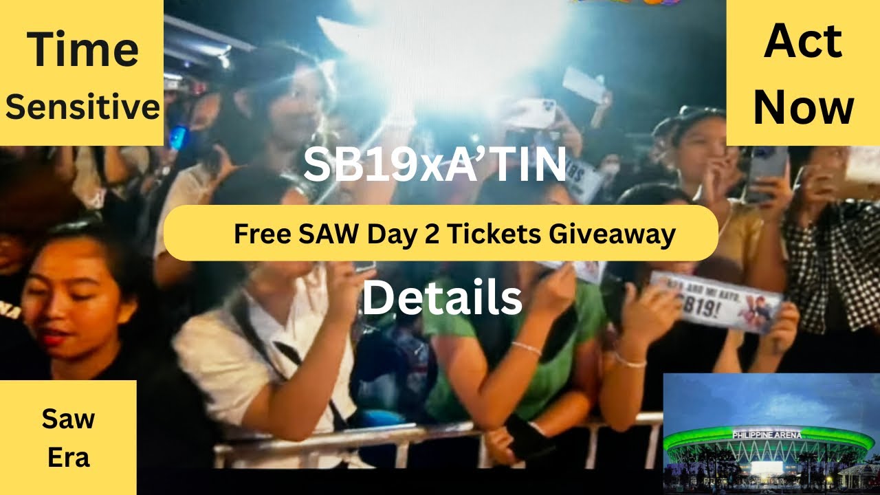 SB19 SAW Kick-Off (Free Tickets) Day2 Update May 21st 2025 - YouTube