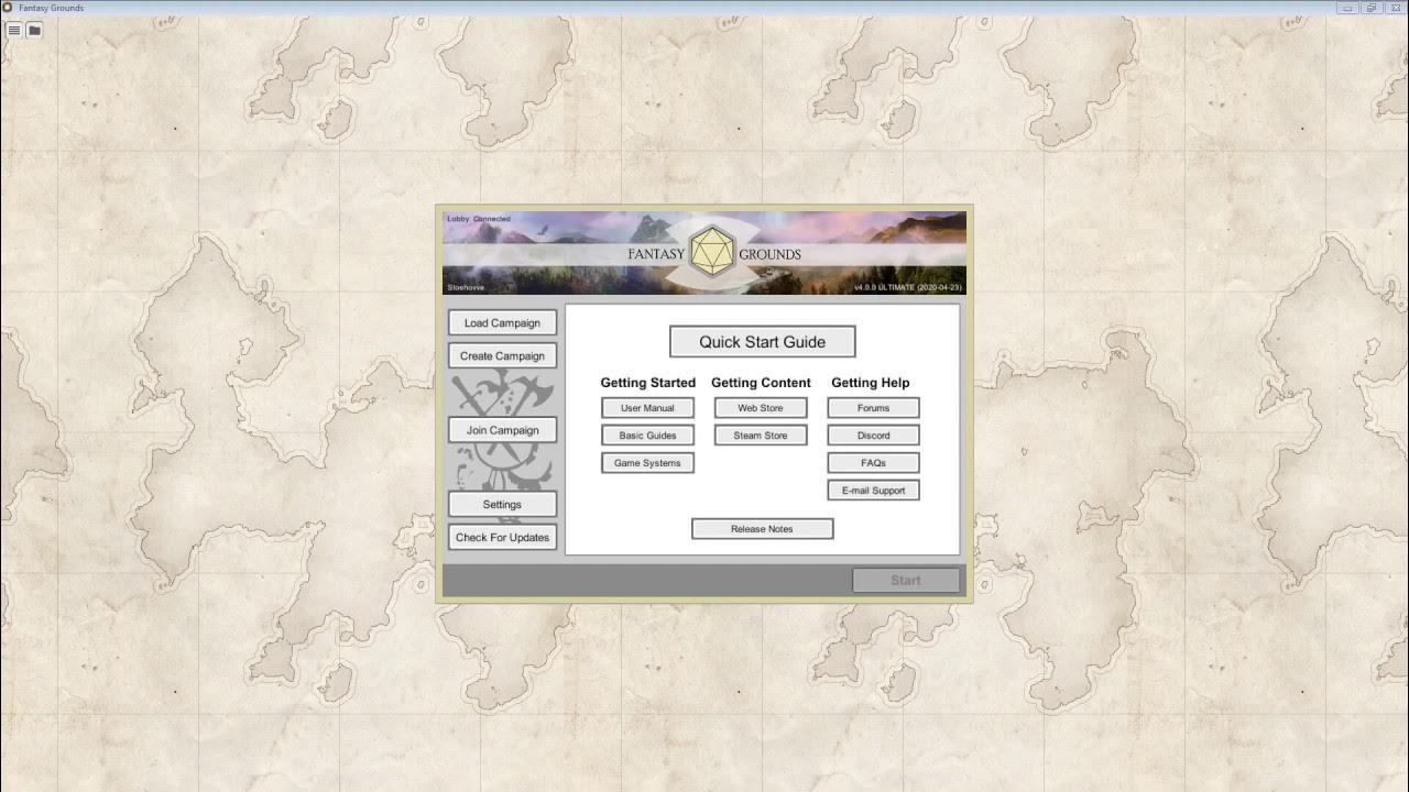 Fantasy Grounds Unity - Creating a Custom Campaign - Introduction - YouTube