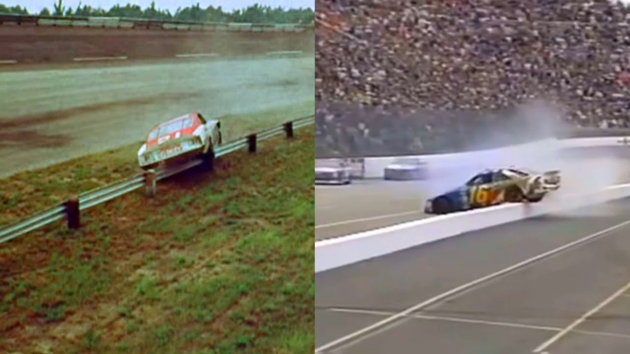 Cale Yarborough and Ted Musgrave Crash NCC 242 - YouTube