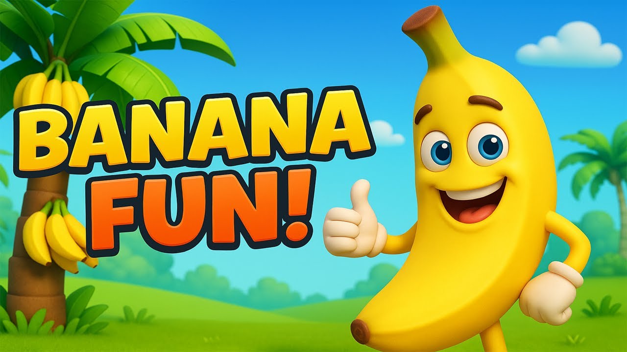 🍌🍌 Banana Fun! | Animated Nursery Rhyme for Kids | Learn with Fruits ...