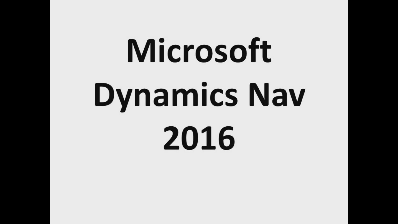 Microsoft Dynamics NAV 2016 Inward Gate Entry - YouTube