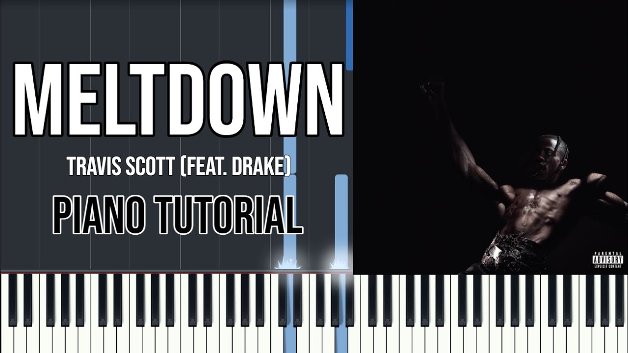MELTDOWN - Travis Scott PIANO TUTORIAL (Easy) - YouTube
