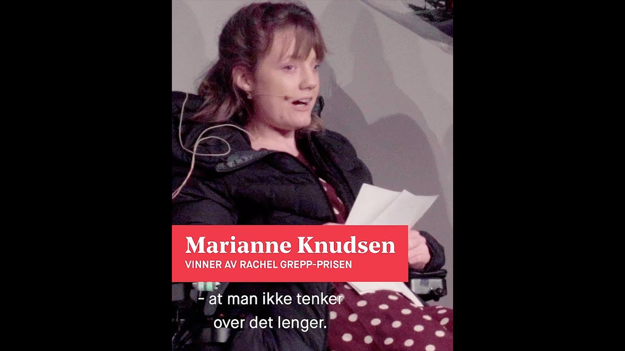 Rachel Grepp-prisen til Marianne Knudsen - YouTube