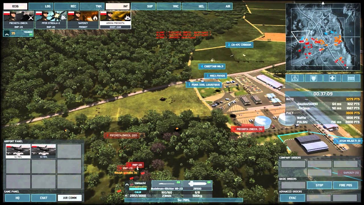 Wargame Airland Battle - Polish Gameplay - YouTube