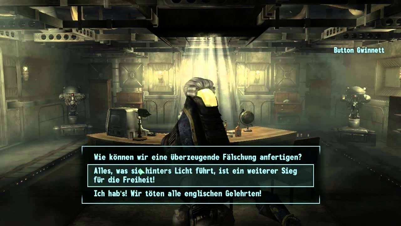 #68 -Let´s Play- Fallout 3 - Wer ist Button Gwinnett? - YouTube