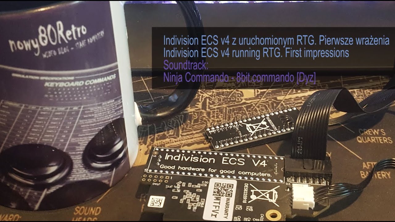 nowy80Retro #211, Indivision ECS v4 z uruchomionym RTG Pierwsze ...