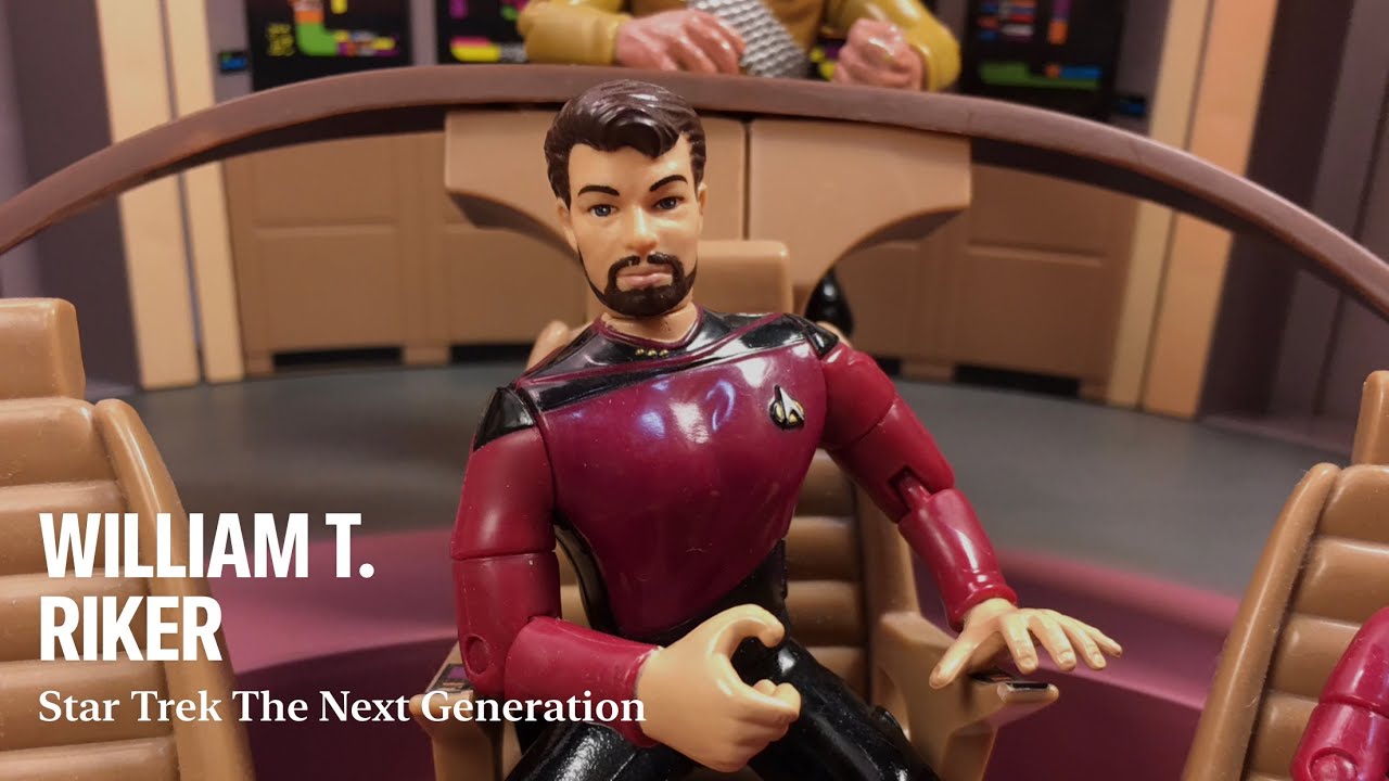 Star Trek - Next Generation Commander William T. Riker (Playmates ...