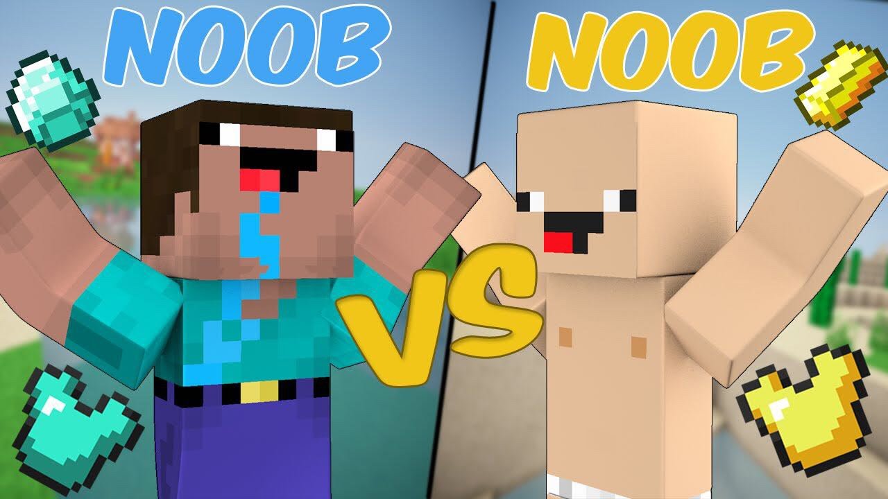Cómo ser NOOB en minecraft - YouTube