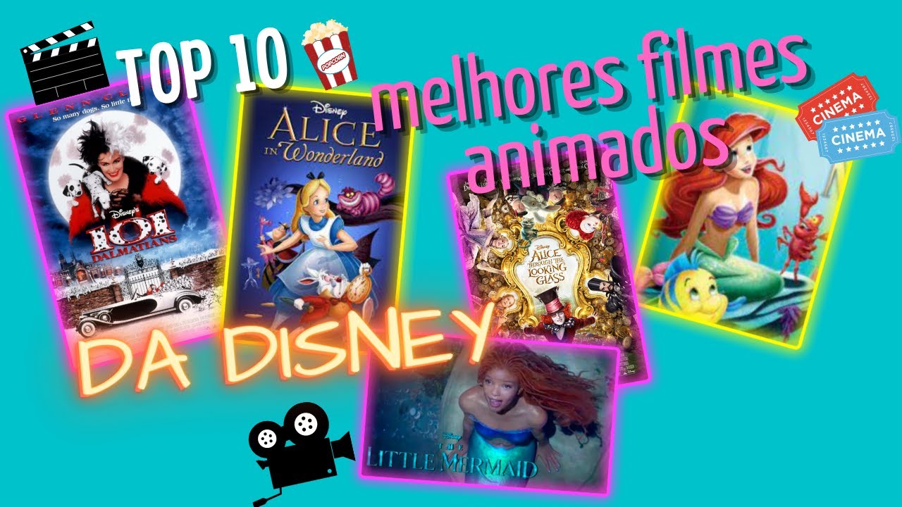 📽️ TOP 10 melhores filmes animados da Disney - YouTube