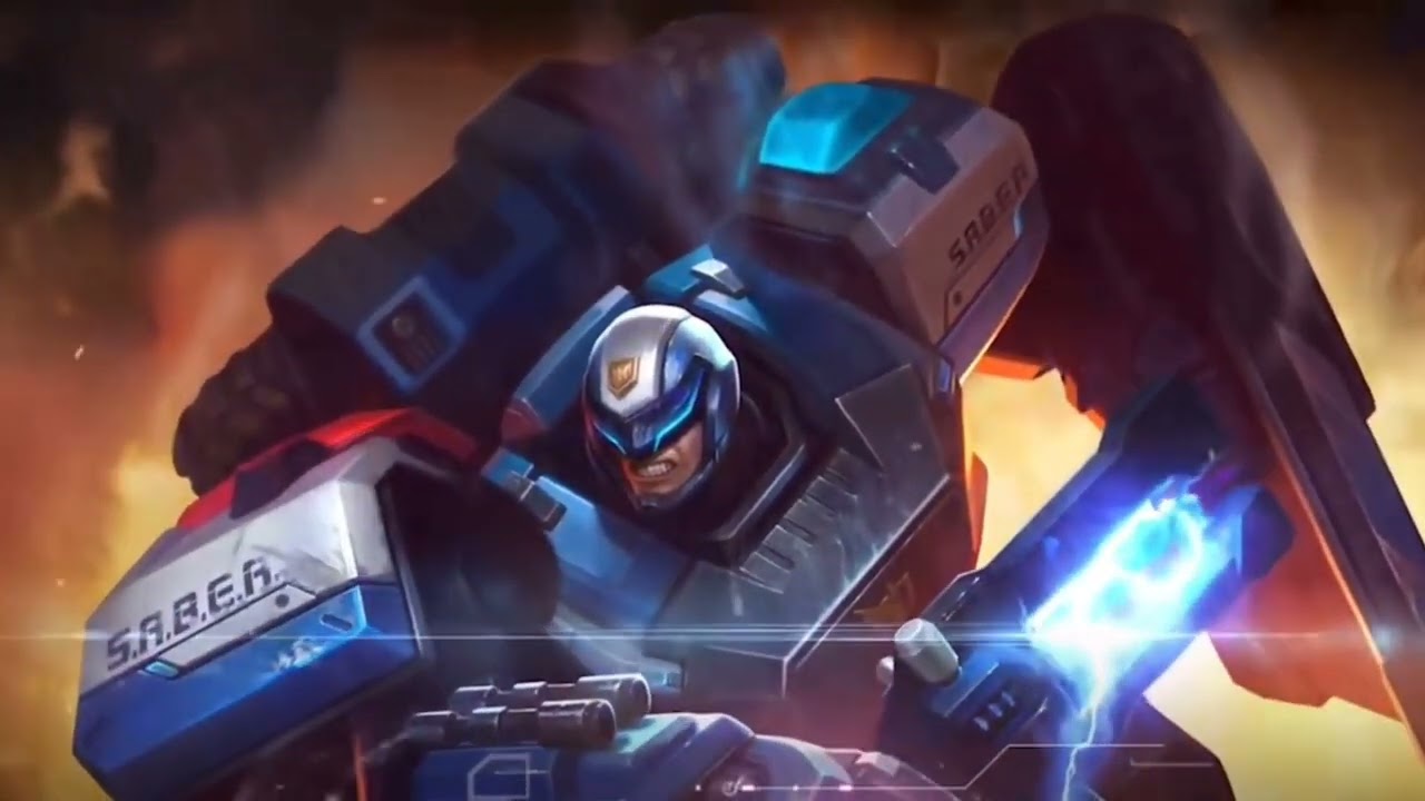 Live Wallpaper Johnson Epic SABER Automata HD+ MLBB - YouTube
