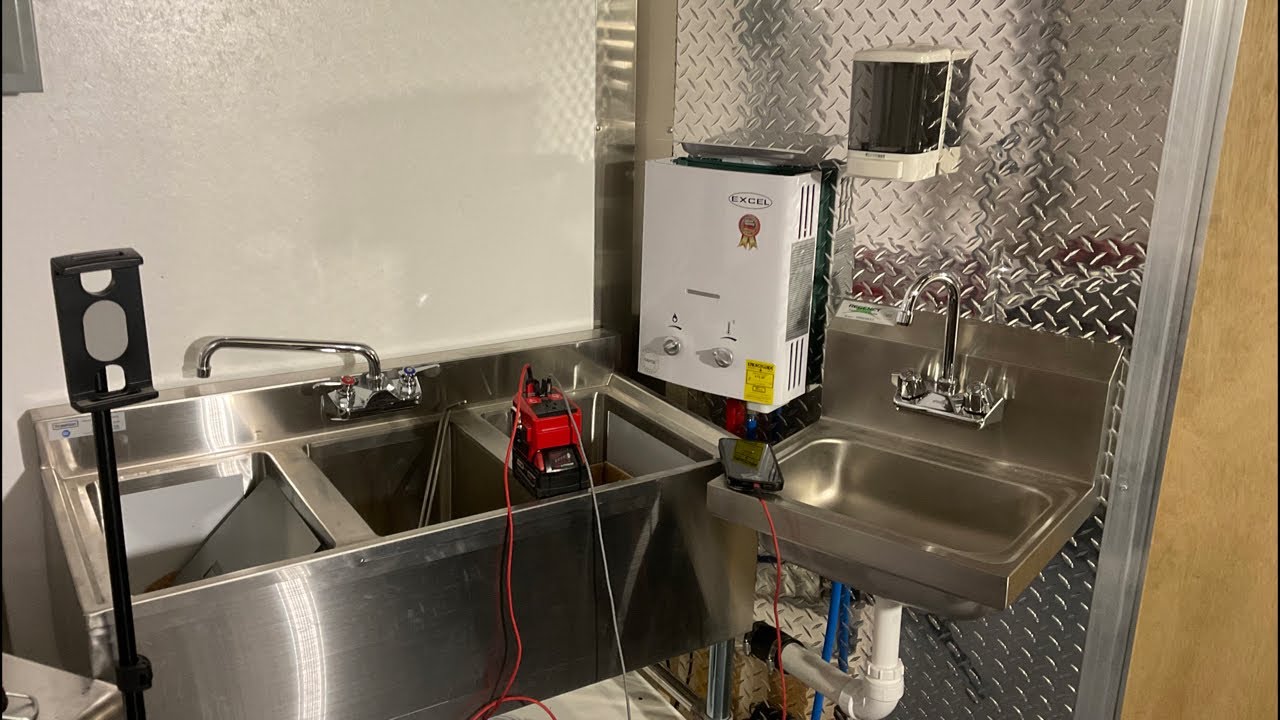 Pizza Trailer Build Day 9 / Propane and Plumbing Done Time For Fridge ...