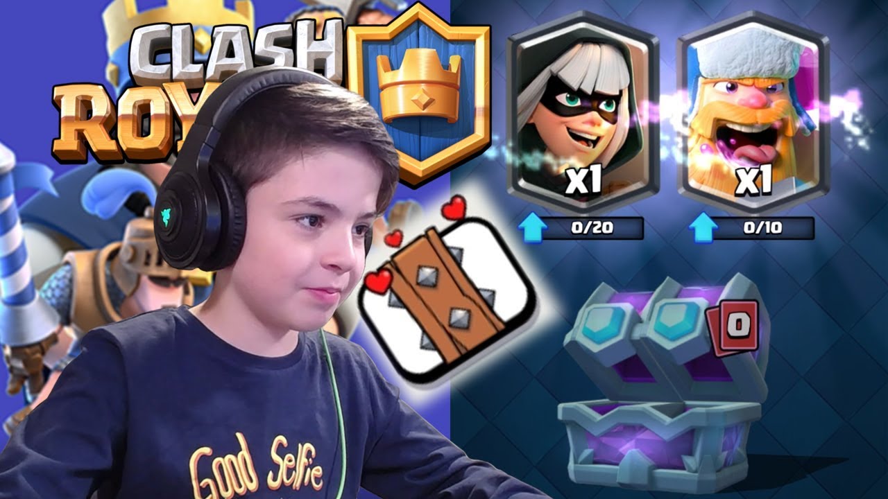 DRAFT CHEST & NEW LOG EMOTE - Clash Royale - YouTube