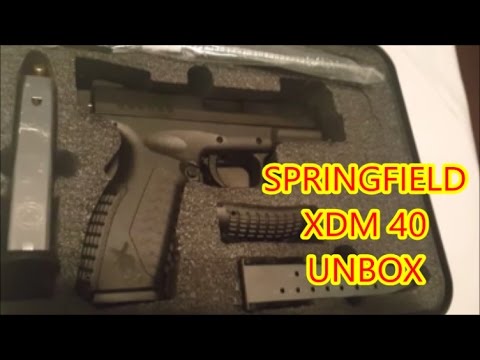SPRINGFIELD XDM 40 UNBOXING - YouTube