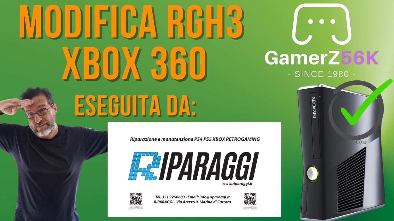MODIFICA XBOX 360 RGH 2024 con Riparaggi #modding #xbox360 #xemu #aurora #modifica #microsoft ...