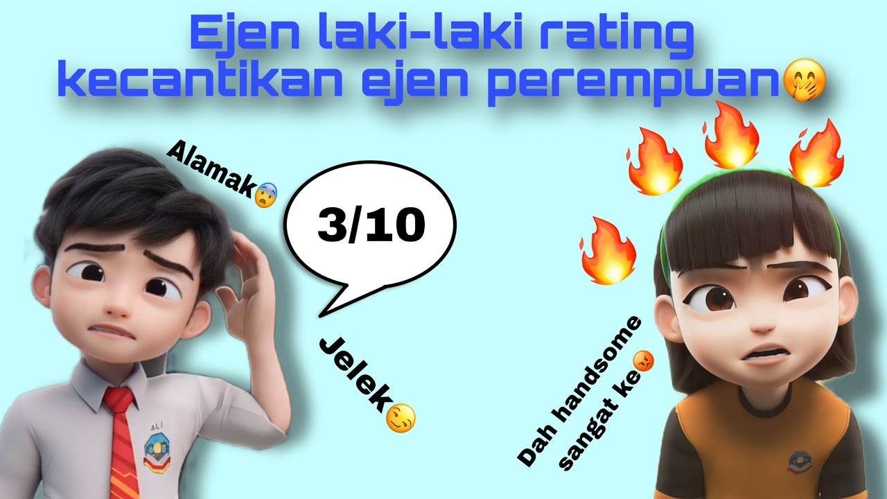 Ejen laki-laki Ratting kecantikan ejen perempuan🫢🤭 // Eejn Ali dubbing ...