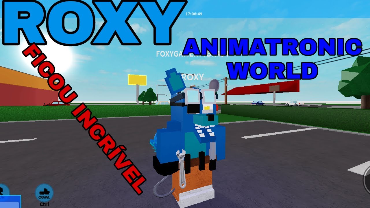 Roblox: CRIEI O ANIMATRONIC ROXY (Animatronic World) - YouTube