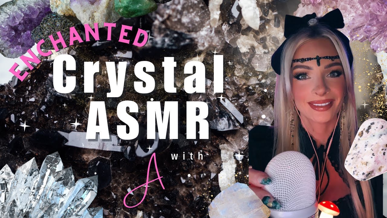 ASMR with Crystals | Relaxing Soft Whispers - YouTube