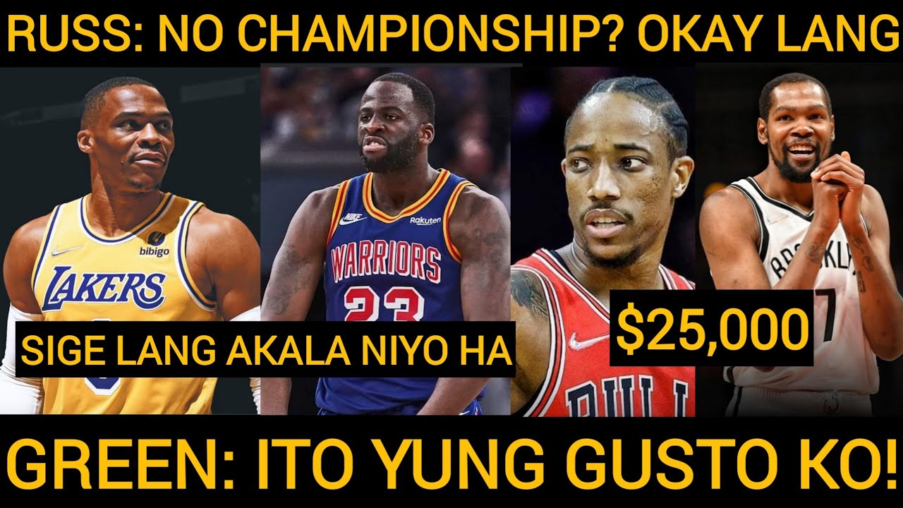 NAKO! Draymond Green RERESBAK! Westbrook SUKO na nga ba? 9 PLAYERS OUT ...