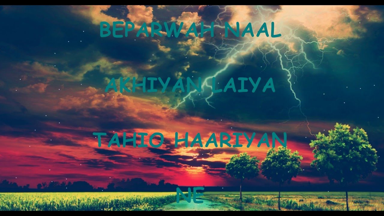 Paranday Lyrics (Full Video) Bilal Saeed Latest Panjabi Song 2016 - YouTube