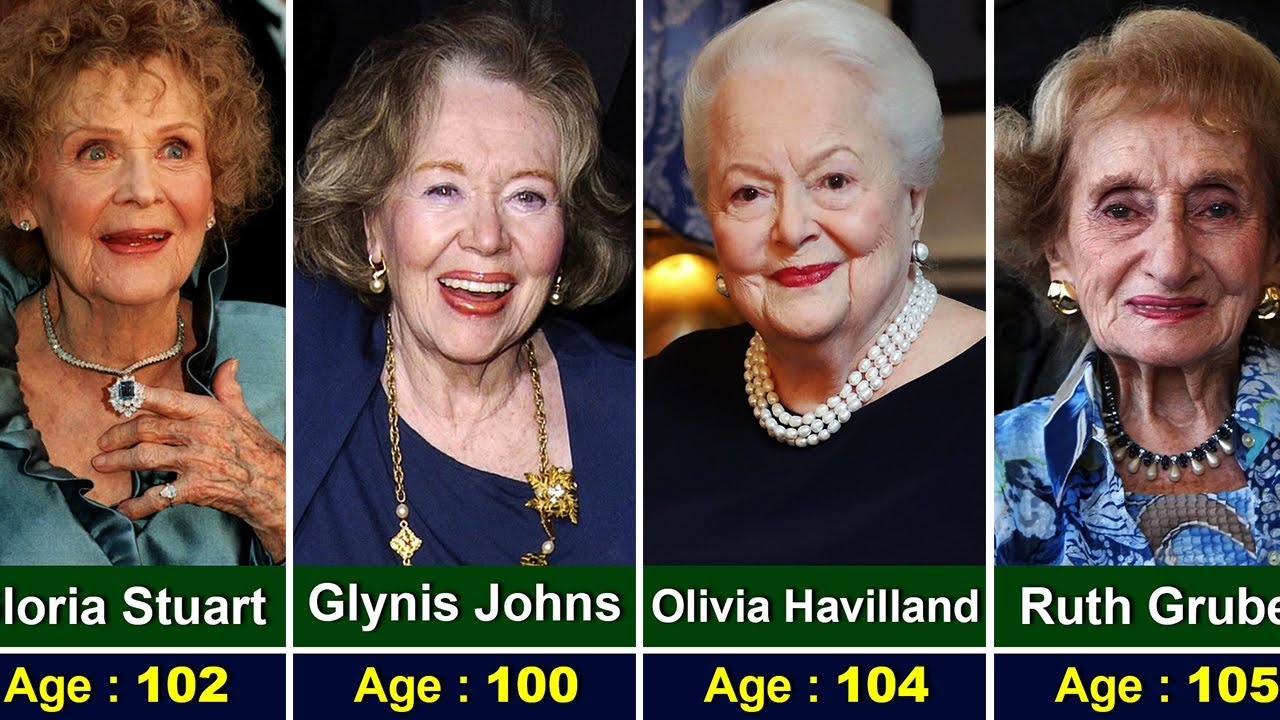 Actresses who lived over 100 Years of Age - YouTube