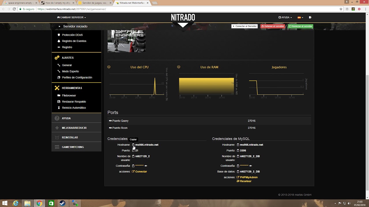 Nitrado acceso FTP - YouTube